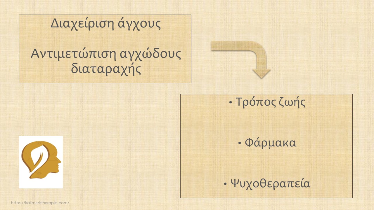 Διαχείριση άγχους & αντιμετώπιση αγχώδους διαταραχής